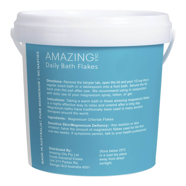 Amazing You Magnesium Daily Bath Flakes - Pure Magnesium Chloride ...