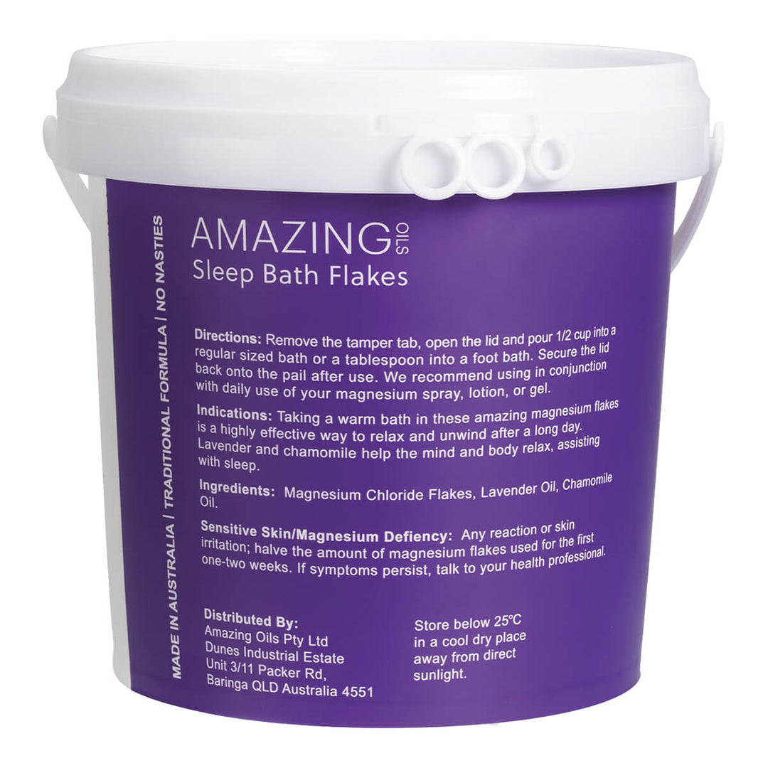Amazing Oils Magnesium Sleep Bath Flakes | Flora & Fauna AU