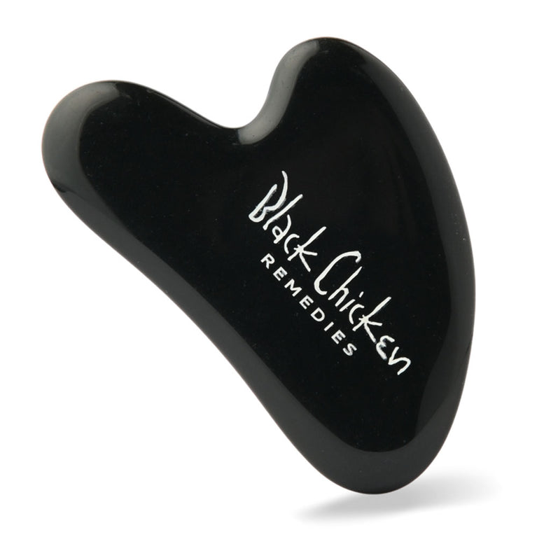 Black Chicken Black Obsidian Gua Sha | Shop Flora & Fauna