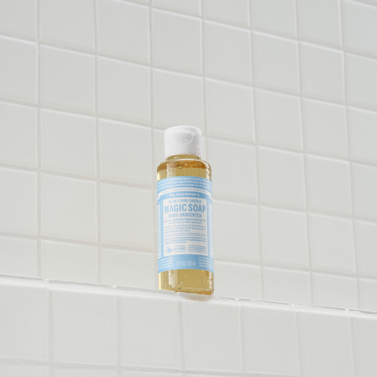 Dr. Bronner's Pure Castile Magic Soap - Baby Unscented 100mls - Freebi ...