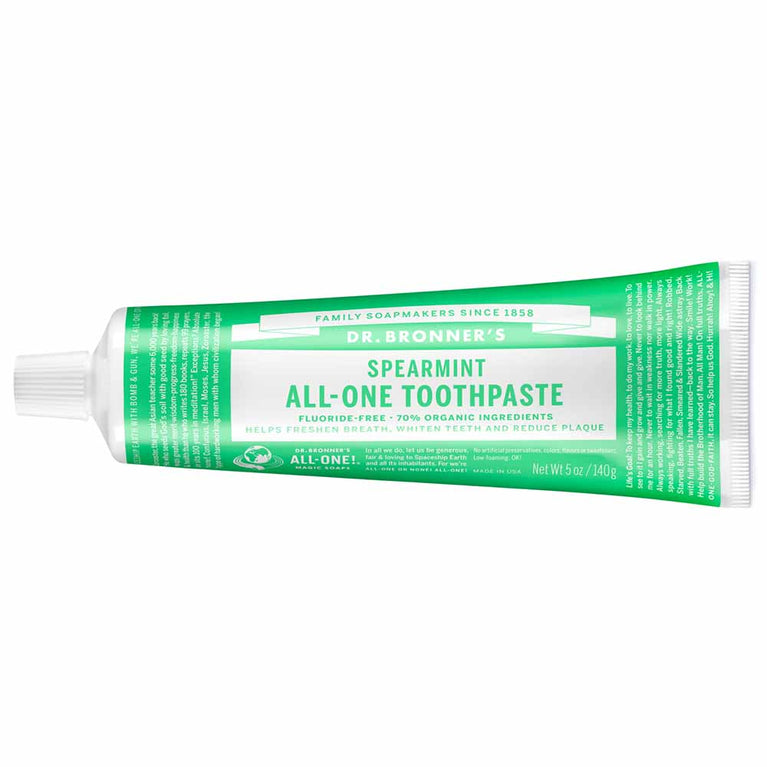 Dr Bronner's Spearmint Natural Toothpaste | Flora & Fauna AU