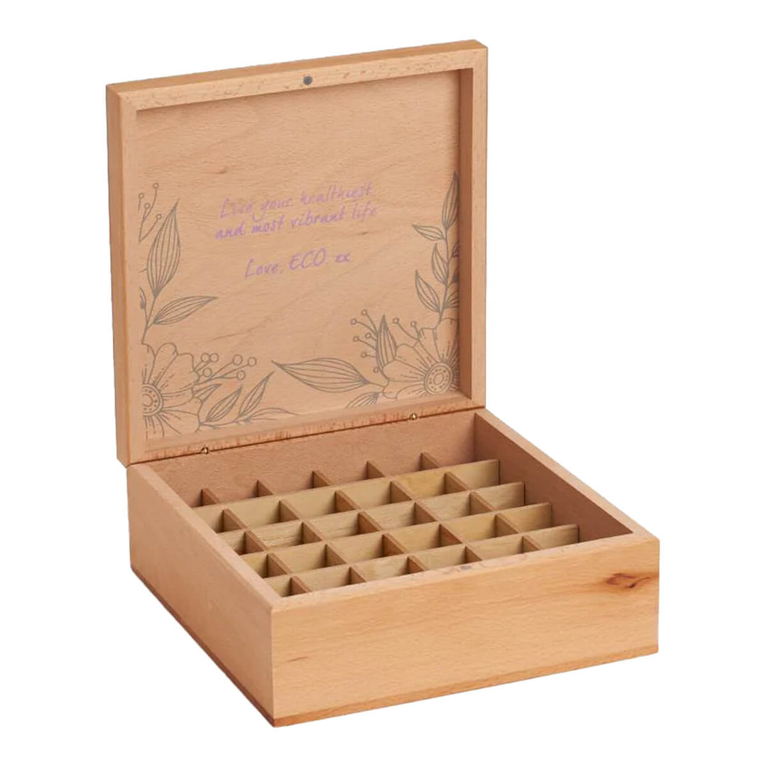 ECO. Wooden Essential Oil Storage Box | Flora & Fauna AU