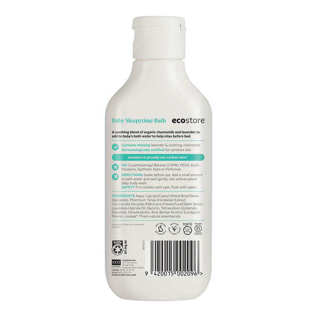 ecostore Baby Sleepytime Bath | Flora & Fauna AU