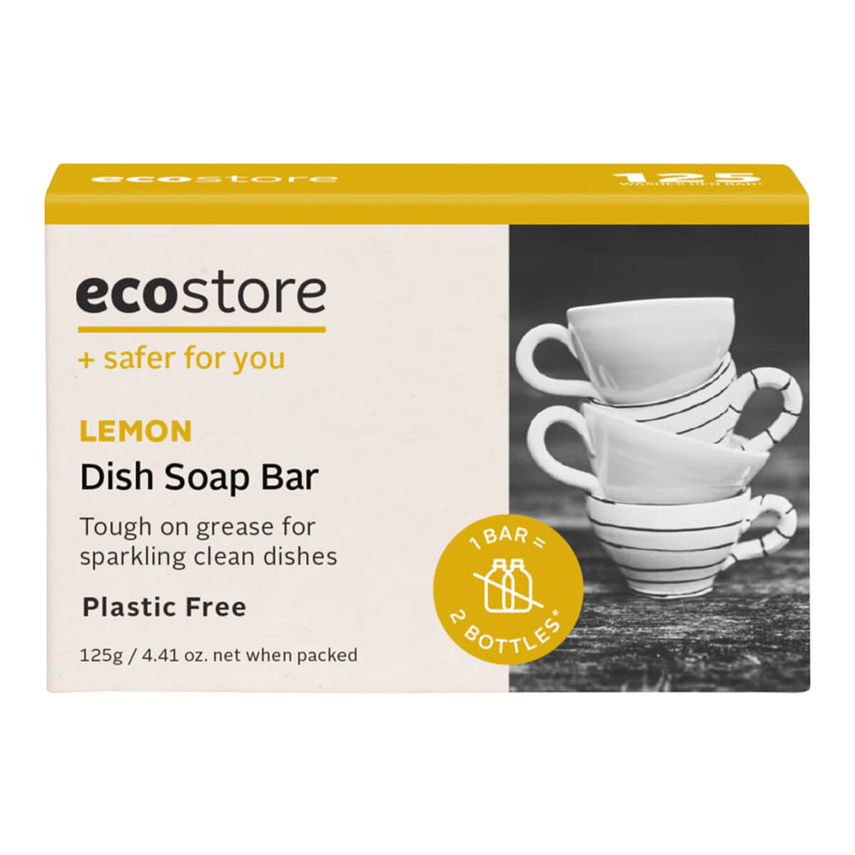 ecostore Dish Soap Bar - Lemon | Flora & Fauna AU