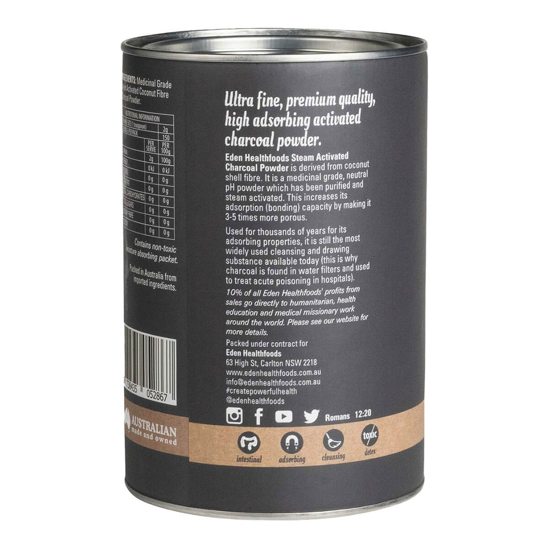 Eden Healthfoods Activated Charcoal Powder | Flora & Fauna AU
