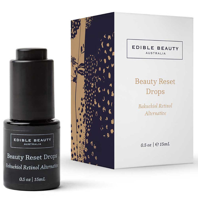 Edible Beauty Reset Drops Bakuchiol Retinol Alt | Flora & Fauna