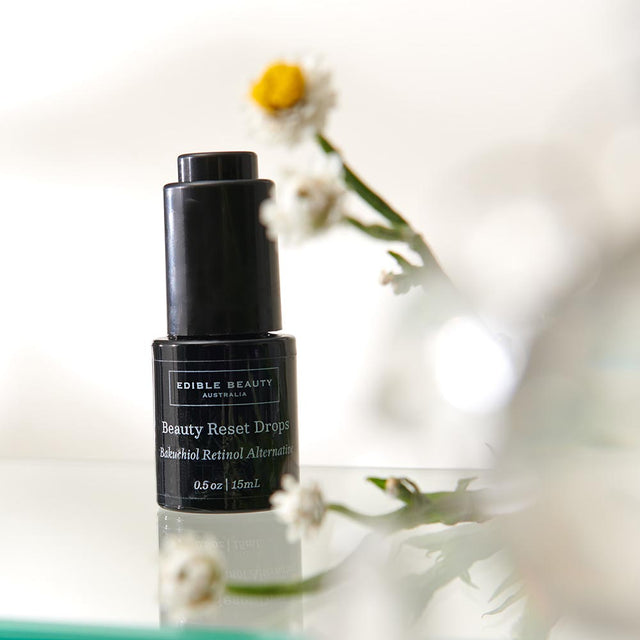 Edible Beauty Reset Drops Bakuchiol Retinol Alt | Flora & Fauna