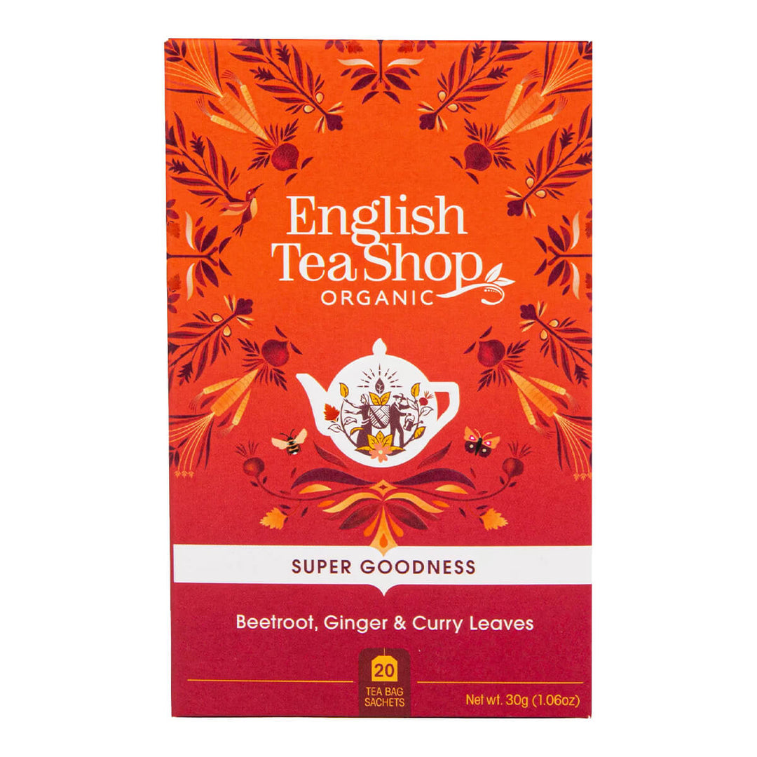 English Tea Shop Beetroot, Ginger & Curry Leaves Tea | Flora & Fauna AU
