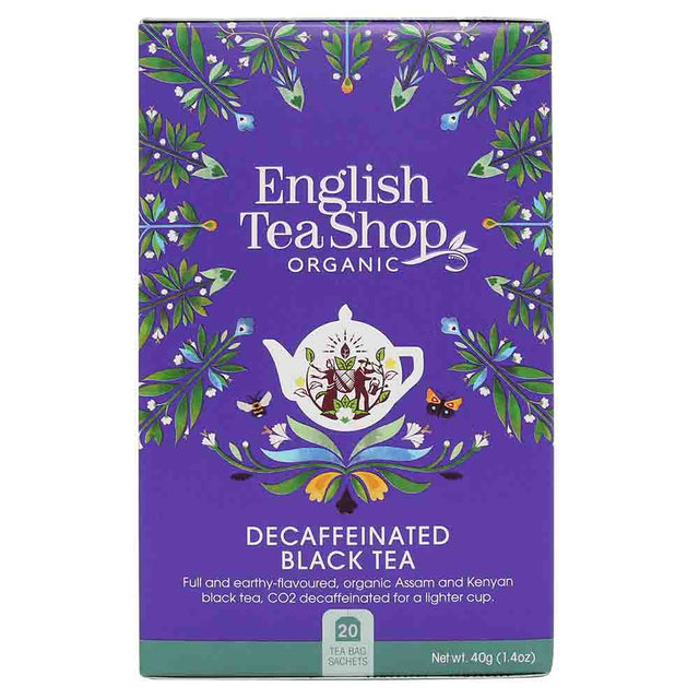 English Tea Shop Organic Decaffeinated Black Tea | Flora & Fauna AU