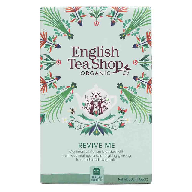 English Tea Shop Organic Wellness Revive Me Tea | Flora & Fauna AU