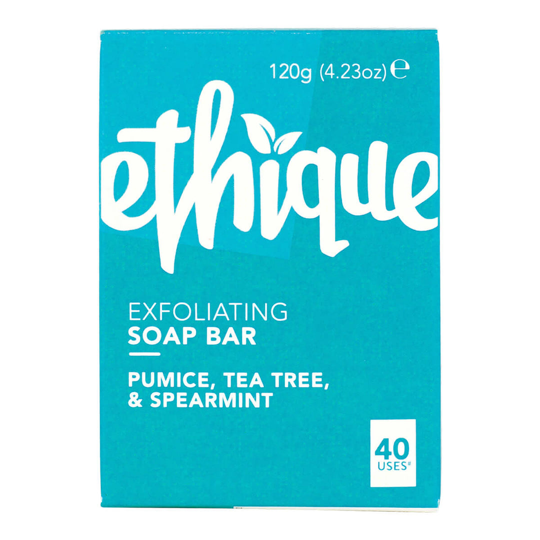 Ethique Exfoliating Soap Bar - Pumice, Tea Tree & Spearmint | Flora ...