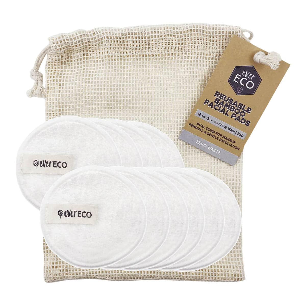 Ever Eco Reusable Bamboo Facial Pads | Flora & Fauna AU
