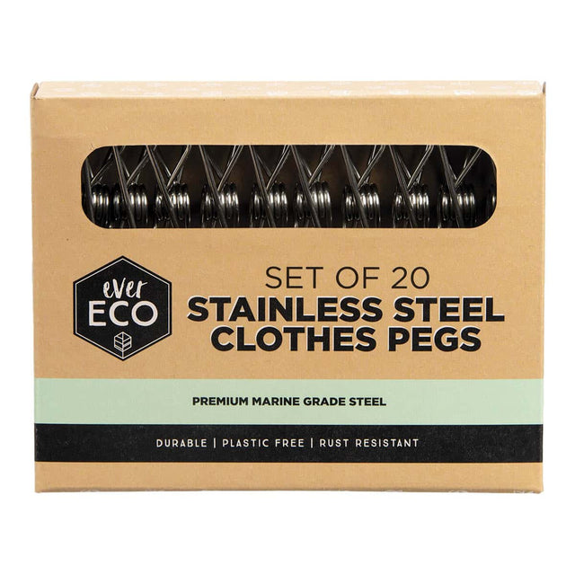 Ever Eco Stainless Steel Clothes Pegs | Flora & Fauna AU