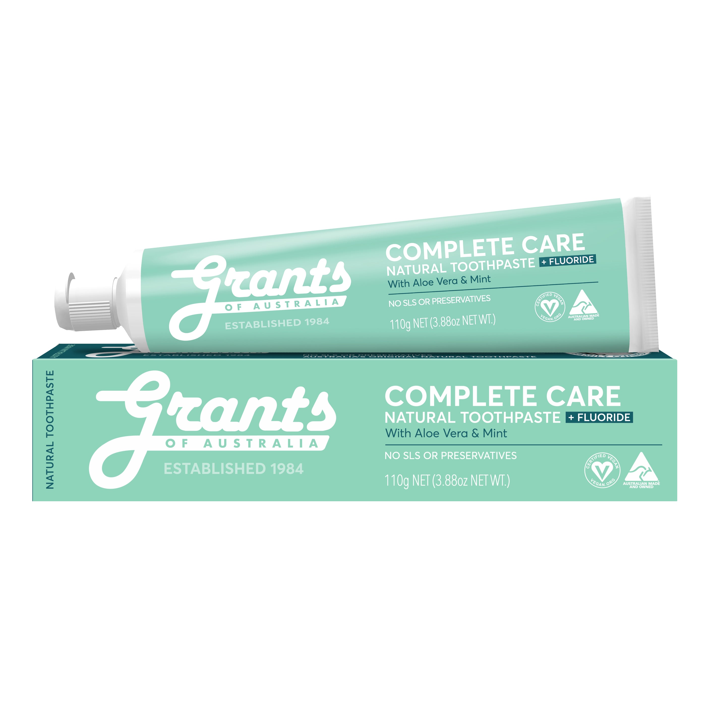 Grants Complete Care Natural Toothpaste - With Fluoride | Flora & Fauna AU