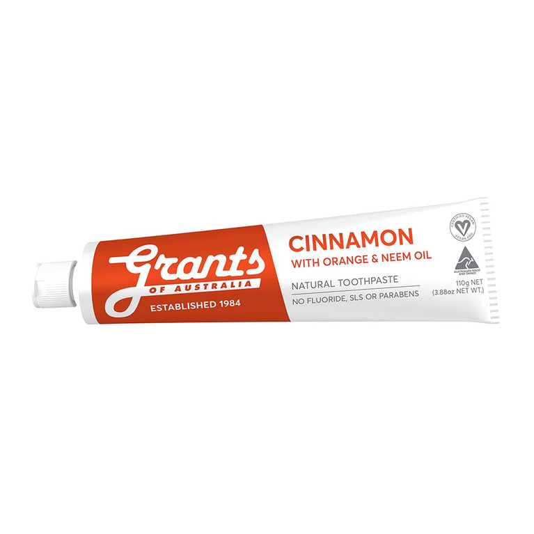 Grant's Cinnamon Vegan Toothpaste with Neem Oil | Flora & Fauna AU