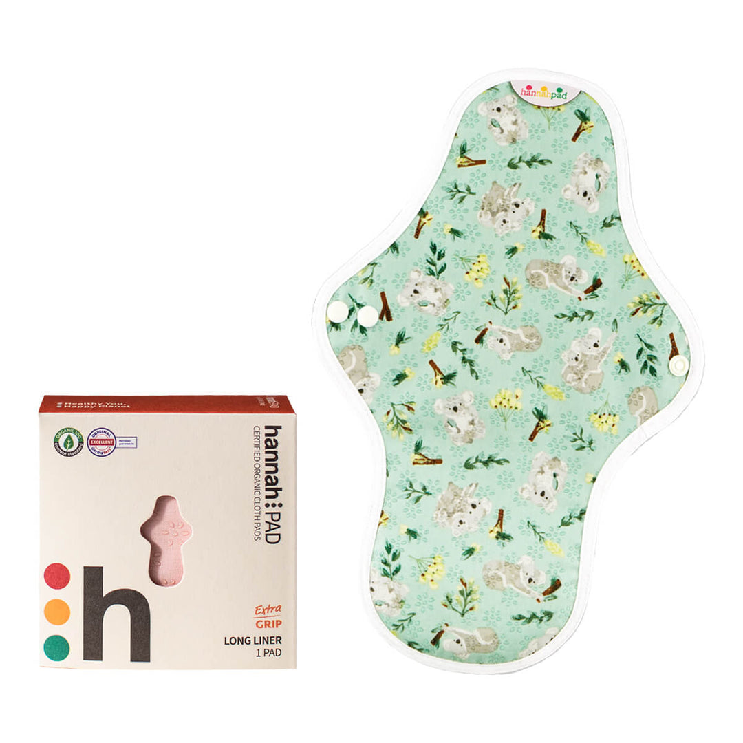 hannahPAD Reusable Cloth Pad - Extra Grip | Flora & Fauna AU