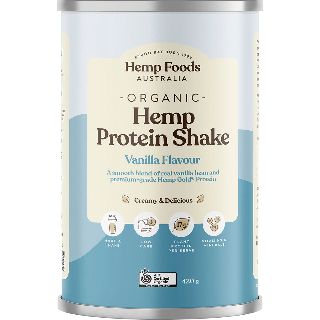 Hemp Foods Australia Organic Hemp Protein Powder Vanilla | Flora & Fauna