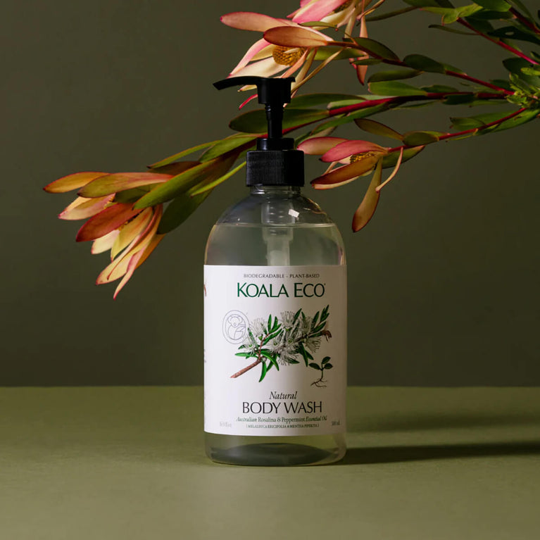 Koala Eco Natural Body Wash - Rosalina & Peppermint | Flora & Fauna AU