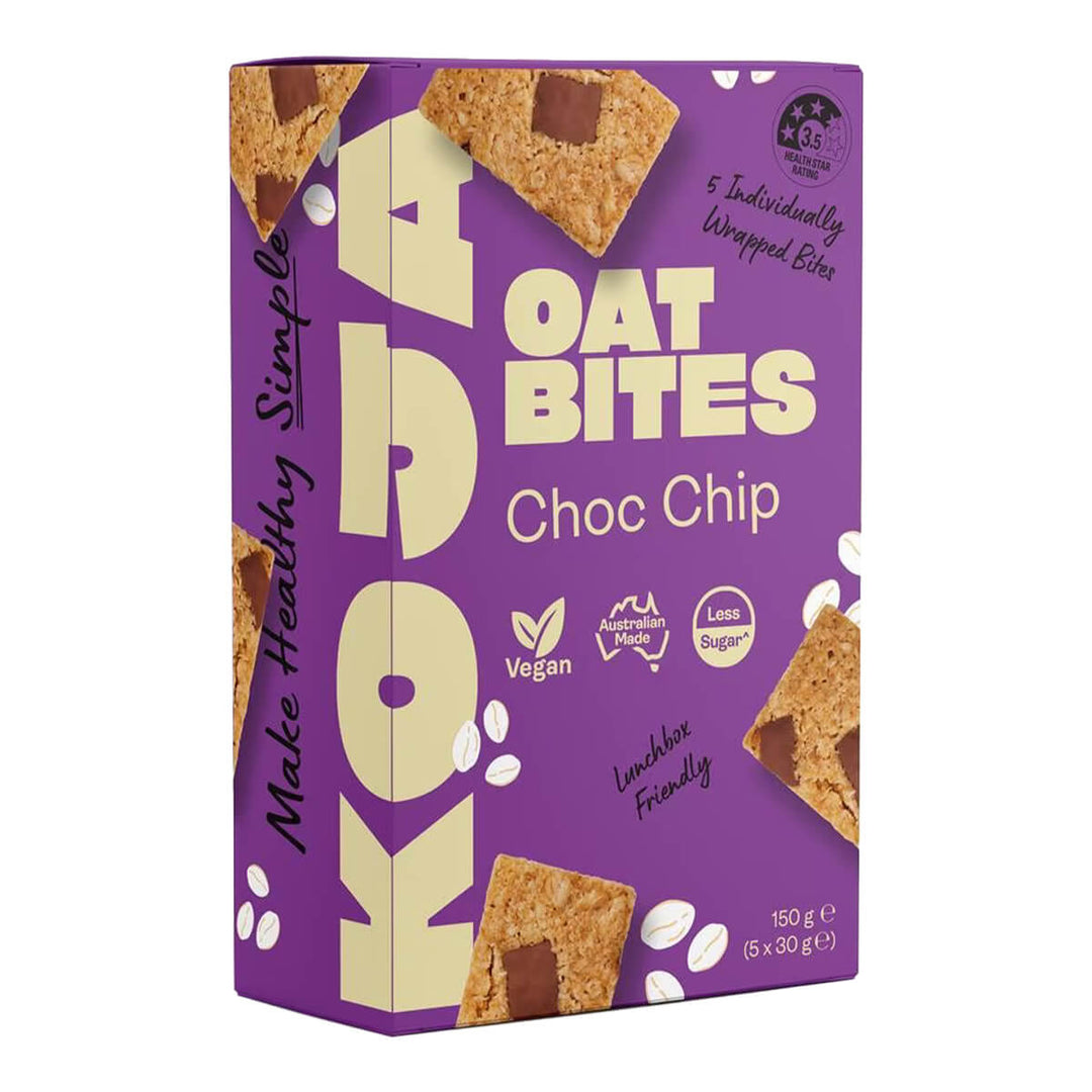 KOJA Oat Bites Multipack - Choc Chip | Flora & Fauna AU