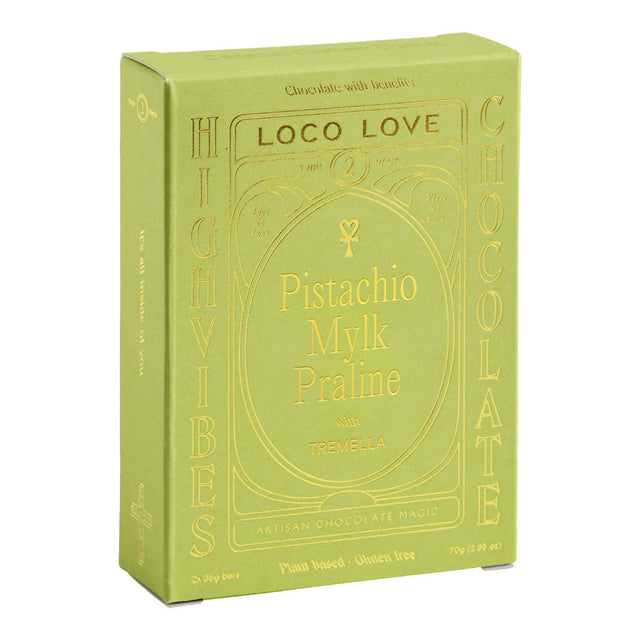 Loco Love Pistachio Mylk Praline Chocolate | Flora & Fauna AU