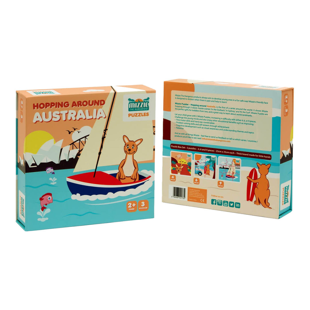 Mizzie The Kangaroo Puzzle Hopping Around Australia – Flora & Fauna