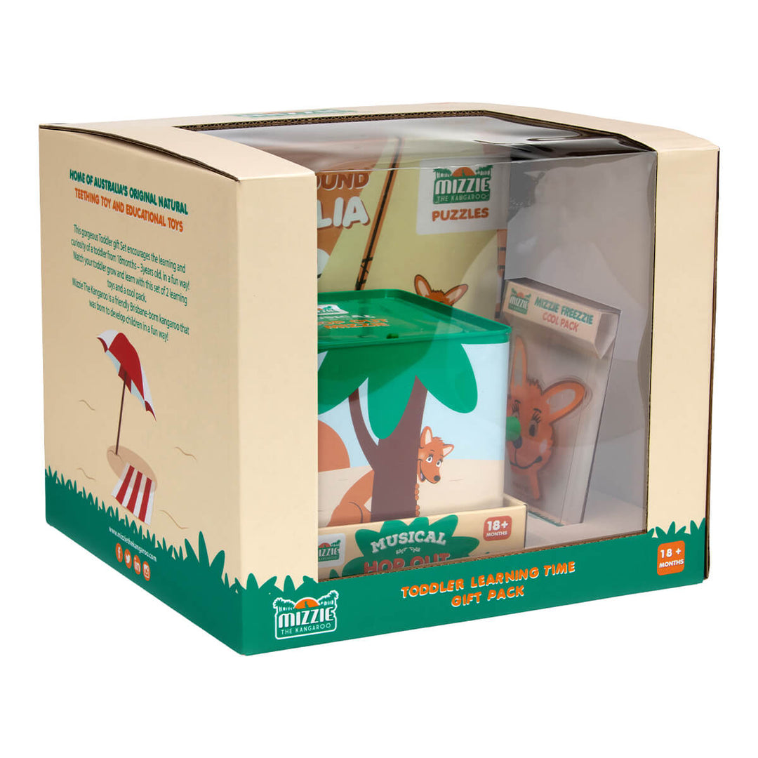 Mizzie The Kangaroo Toddler Learning Time Gift Pack | Flora & Fauna AU