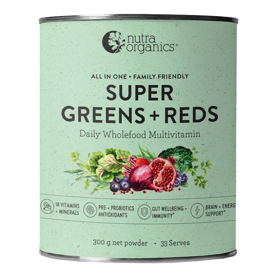 Nutra Organics Super Greens + Reds | Flora & Fauna AU