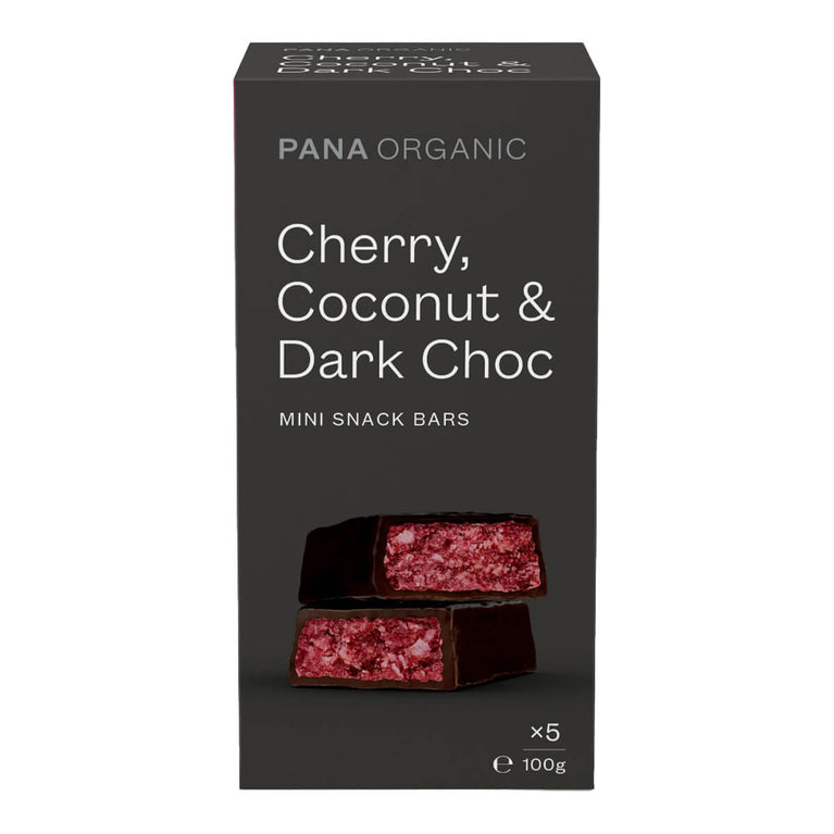 Pana Organic Cherry, Coconut & Dark Choc Snack Bars | Flora & Fauna AU