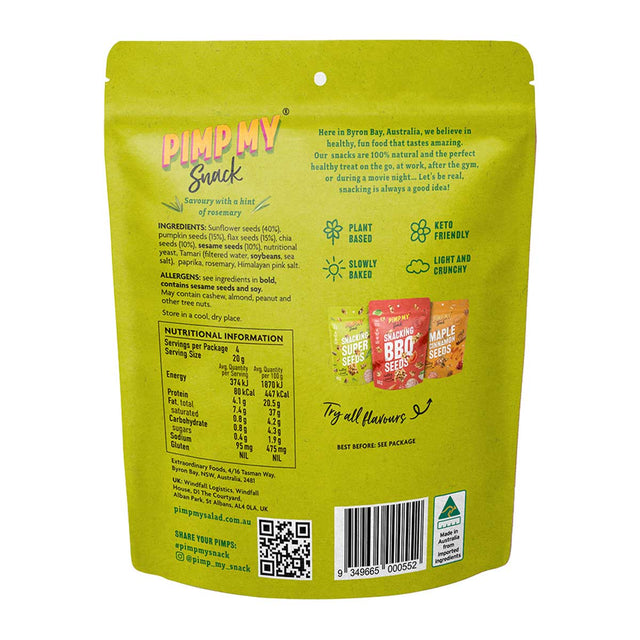 Extraordinary Foods Pimp My Snack Snacking Super Seeds | Flora & Fauna AU