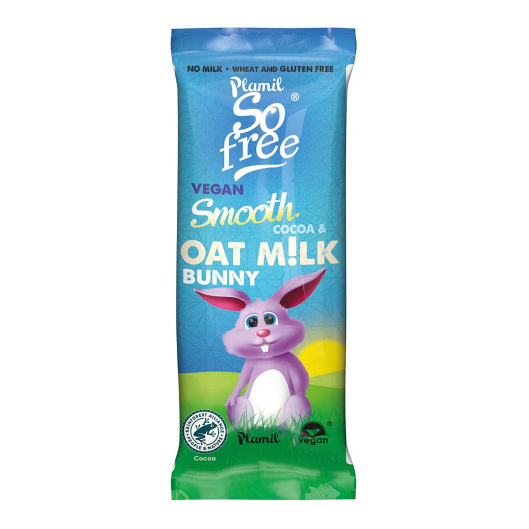 Plamil Vegan Chocolate So Free Oat Milk Choc Bunny Bar | Flora & Fauna AU