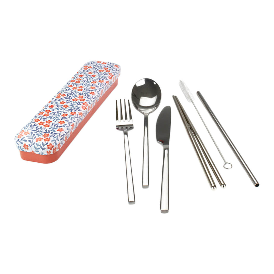 RetroKitchen Carry Your Cutlery Set - Blossom | Flora & Fauna AU