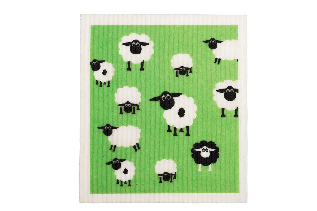 Compostable Sponge Cloth Sheep – Flora & Fauna