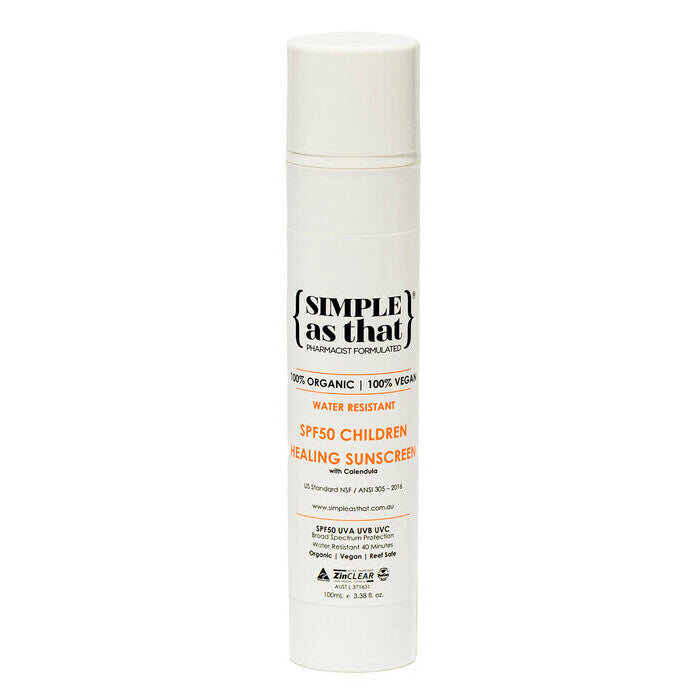 Simple As That SPF50 Children Healing Sunscreen | Flora & Fauna AU