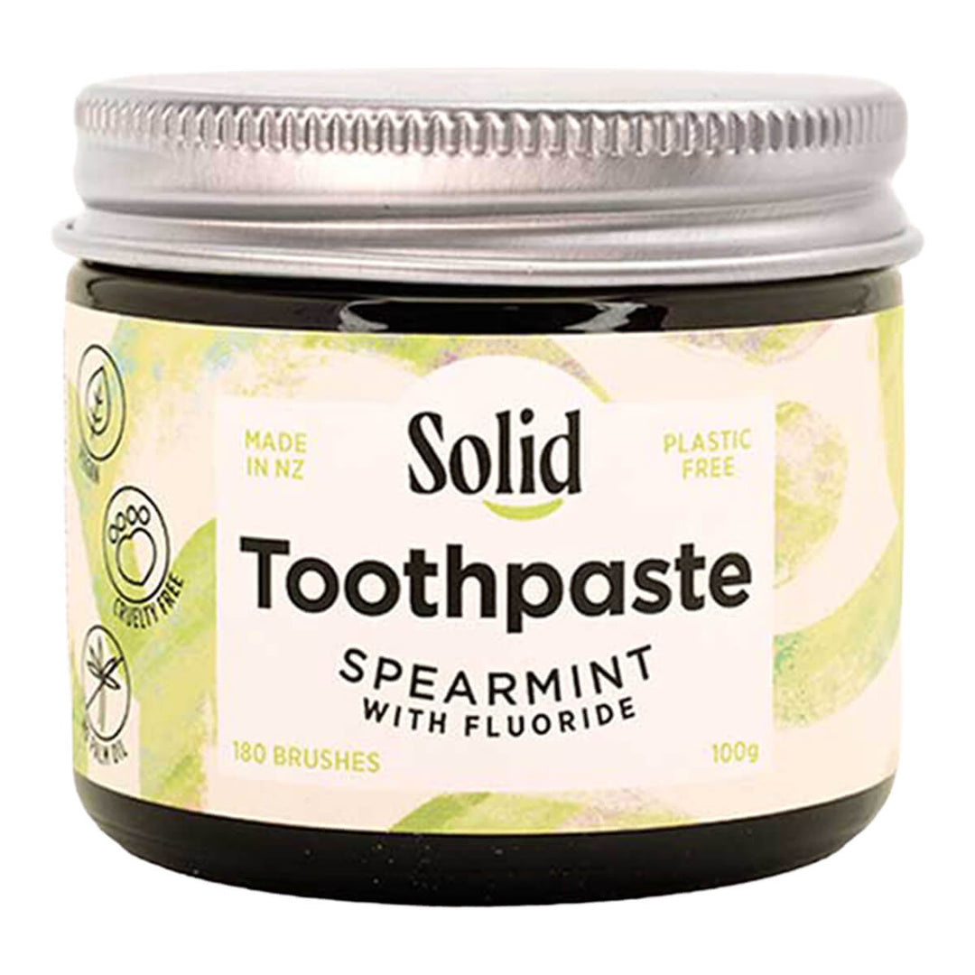 Solid Toothpaste - Spearmint with Fluoride | Flora & Fauna AU