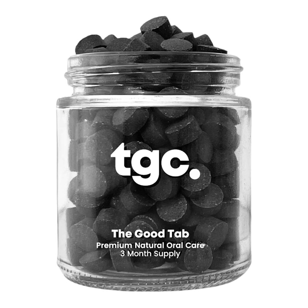 The Good Company Mint Charcoal Tooth Tabs with Fluoride | Flora & Fauna AU