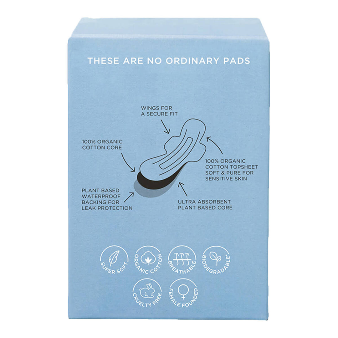 TOM Organic Super Ultra Thin Pads | Flora & Fauna AU