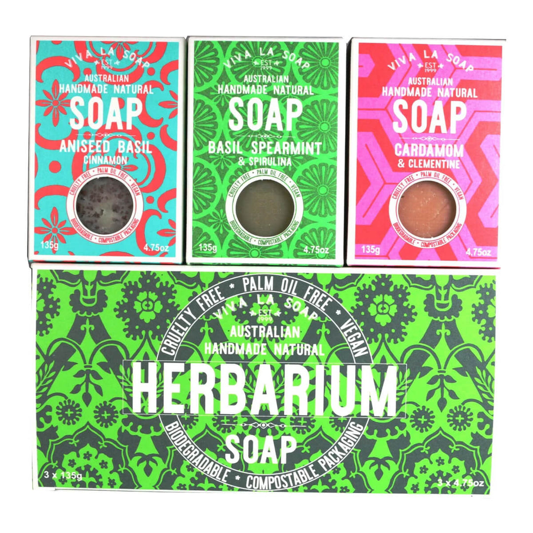 Viva La Body Natural Soap Gift Box Standard Size - Herbarium | Flora ...