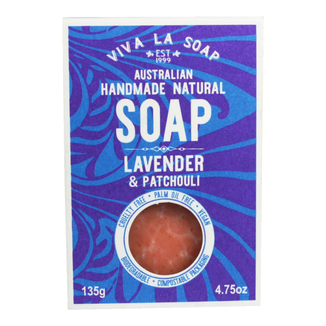Viva La Body Natural Soap - Lavender & Patchouli | Flora & Fauna AU