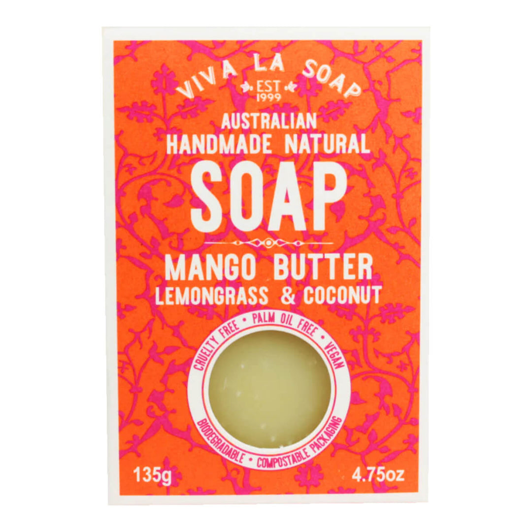 Viva La Body Natural Soap - Mango Butter, Lemongrass & Coconut | Flora ...