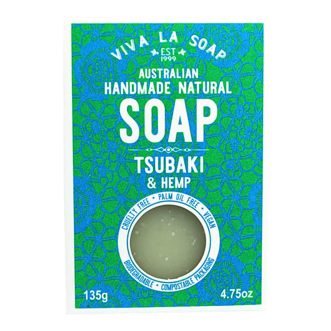 Viva La Body Natural Soap - Tsubaki & Hemp | Flora & Fauna AU