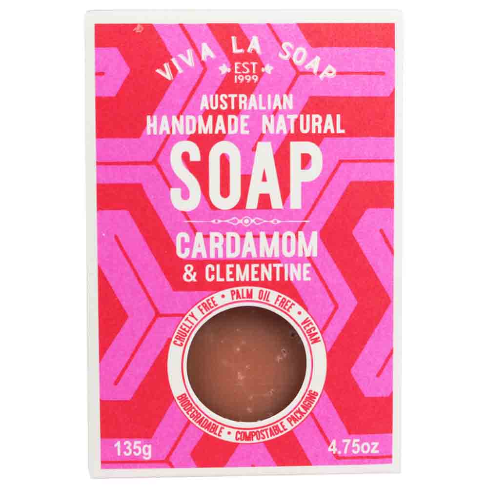 Viva La Body Natural Soap Cardamom & Clementine | Flora & Fauna AU
