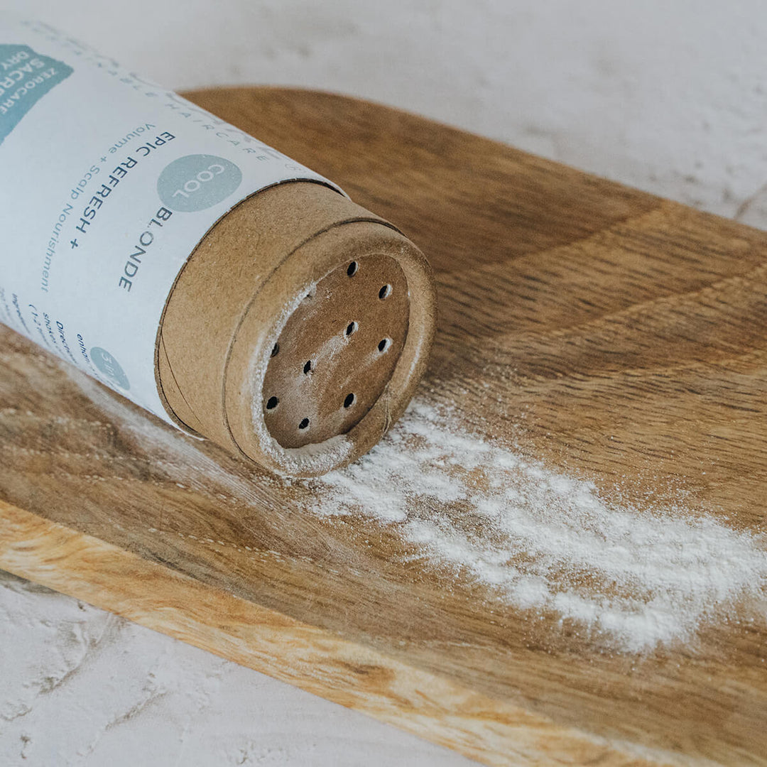 Zerocare Sustainable Haircare Sacred Water Styling Powder - Cool Blonde ...